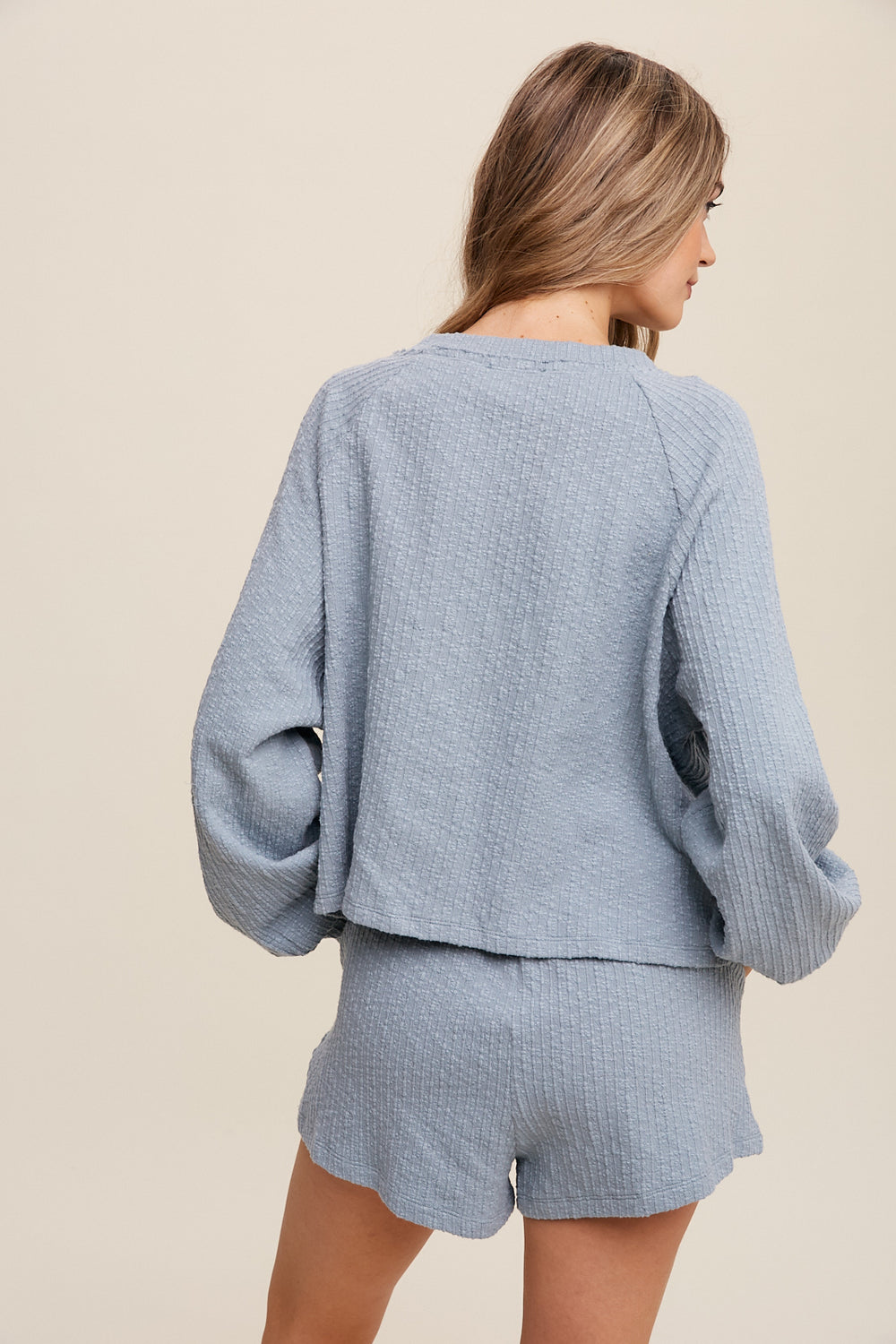 Cardi + Shorts Ribbed Knit Set – Penelope The Label